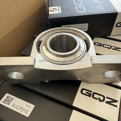 China GQZ Premium SUCP 320 Food Grade Waterproof Stainless steel  Pillow Block Bearing For Wet Production Line Machinery Parts for sale
