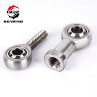 China GQZ  SSI8T/K Stainless Steel Rod End Bearing M8 Female Thread Self Lubriing Ball Joint for sale