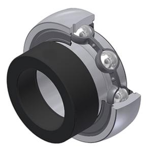 China GQZ ES208-24-G2 Eccentric Lock Insert Bearing 38.1×80×43.7mm 1-1/2