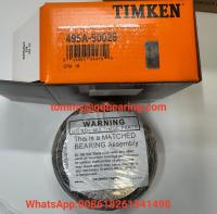 China Chrome Steel Material TIMKEN 495A-90028 495A/493D Double Row Taper Roller Bearing for sale