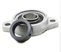 China UFL004 Square Flange Bearing Unit 20mm Bore UC004 Insert Bearing For General Machinery Conveyor Textile OEM for sale