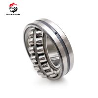 China Spherical Roller Bearing 22211E 55×100×25mm Reinforced Steel Cage for Heavy‑duty Machinery for sale
