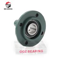 China LYF220-2F 4-Bolt Flange Bearing, Eccentric Lock, Double 2F Mud-Proof Seals for sale