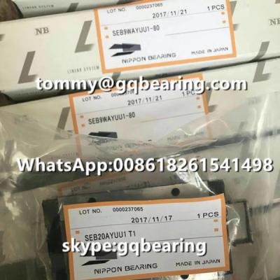 China Japan original NB SEB9WAY SEB9WAYUU1-80 Stainless Steel Linear Guide and Block for sale