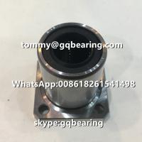 China Gcr15 steel LMK16UU Square type Rubber Sealed Flange Linear Ball Bearing for sale