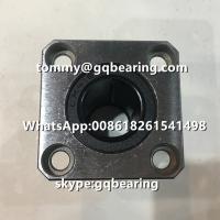 China Gcr15 steel LMK16UU Square type Rubber Sealed Flange Linear Ball Bearing for sale