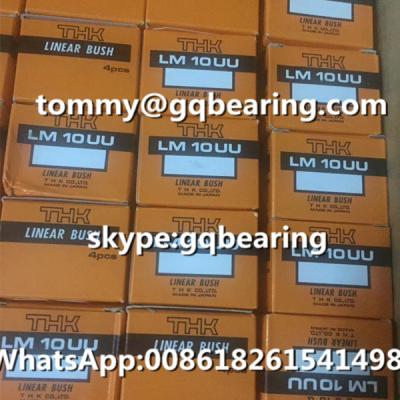 China High Precision Japan Origin THK LM10 LM10UU Rubber Sealed Linear Ball Bearing for sale