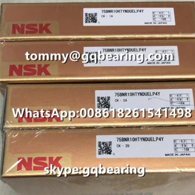 China Ceramic material Balls P4Y High Precision NSK 75BNR10HTYNDUELP4Y High Speed Ball Screw Bearing for sale