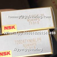 China P5 Precision Light Preload NSK 7202ATYNDBLP5 Angular Contact Ball Bearing for sale