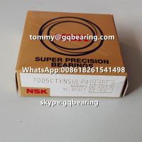China Single Universal NSK 7005CTYNSULP4 Angular Contact Ball Bearing 25*47*12mm for sale
