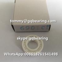 China ZrO2 Si3N4 Ceramic Material 6901CE 6901 Full Ceramic Deep Groove Ball Bearing 12x24x6mm for sale