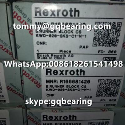 China Rexroth R166681420 Steel Material Narrow Type Short Length Standard Height SKS Runner Block for sale