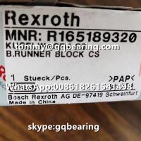 China Rexroth R165189320 Steel Material Flange Type Standard Length Standard Height Runner Block for sale