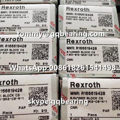 China Rexroth R166619420 Steel Material Narrow Type Short Length Standard Height SKS Runner Block for sale