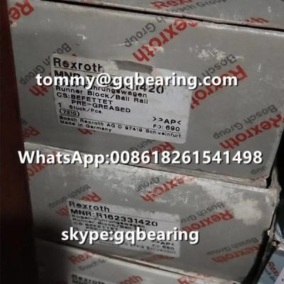 China Normal Accuracy Rexroth R162331420 Narrow Type Long Length Standard Height Linear Carriage for sale