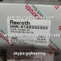 China Rexroth R165332320 Steel Material Flange Type Standard Length Standard Hight Linear Block for sale