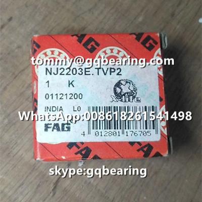 China Nylon Cage Gcr15 Steel Material FAG NJ2203E.TVP2 Single Row Cylindrical Roller Bearing 17 x 40 x 16 mm for sale