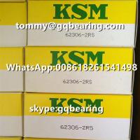 China Japan Origin KSM 62306-2RS Rubber Sealed Deep Groove Ball Bearing 30 x 72 x 27 mm for sale