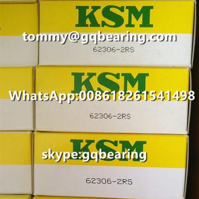 China Japan Origin KSM 62306-2RS Rubber Sealed Deep Groove Ball Bearing 30 x 72 x 27 mm for sale