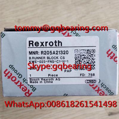 China Carbon Steel Material Rexroth R205E72320 Runner Block KWE-030-SNH-C2-H-1 Ball Rail RunnerBlock for sale