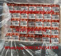 China Gcr15 Steel made Korea Made Open type FAG 6003 Deep Groove Ball Bearing for sale