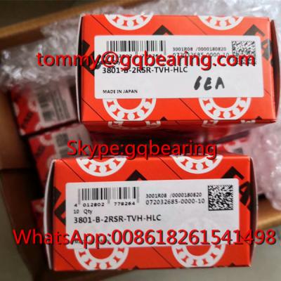 China Japan Origin FAG 3801-B-2RSR-TVH-HLC Nylon Cage Double Row Angular Contact Ball Bearing for sale