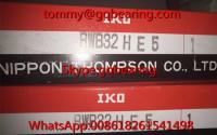 China Japan origin Gcr15 Steel Material IKO RWB32HE5 Precision Flat Linear Roller Bearing for sale