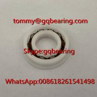 China POM Plastic Material F6901 Flanged Plastic Ball Bearing 12x24x6mm for sale