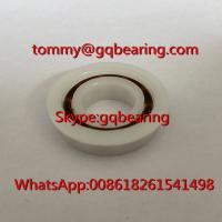 China POM Plastic Material F6901 Flanged Plastic Ball Bearing 12x24x6mm for sale