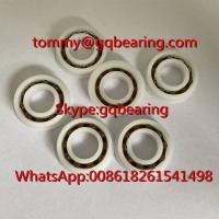 China POM Plastic Material F6901 Flanged Plastic Ball Bearing 12x24x6mm for sale