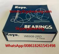 China Wheel Hub Single Row Deep Groove Ball Bearing W6908-2RS 40*64*12mm for sale