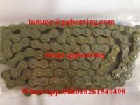China 40MN Carbon Steel Motorcycle Chain 12.7mm Pitch Heat Treatment for sale