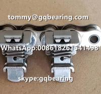 China 12.7mm Pitch SUS304 Stainless Steel Gripper Chain Vacuum Seal for sale