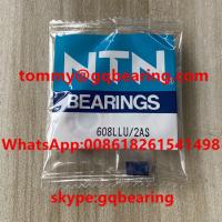 China 608LLU Single Row Deep Groove Ball Bearing Rubber Seal 8x22x7mm for sale