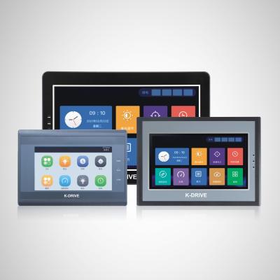 China Practical Black HMI Display Screen , 4.3/7/10 Inch Touch Screen HMI Panels for sale