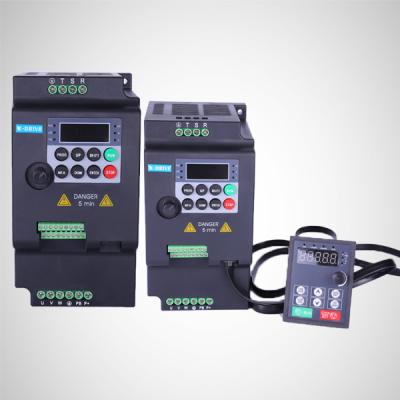 China KD100 0.75kW 1.5kW 220V 3 Phase Solar Pump Inverter Vector Variable Frequency Drive for sale