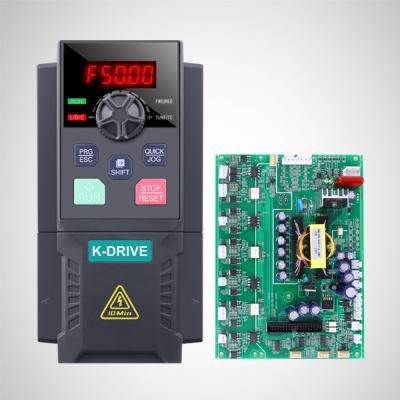 China 2HP 1.5KW VFD Variable Frequency Drive Single Phase 220V To 3 Phase 380V for sale
