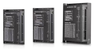 China Closed Loop Stepper CNC Motor Driver Practical 0.4KW-22KW Black for sale