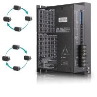 China Closed Loop Stepper CNC Motor Driver Practical 0.4KW-22KW Black for sale