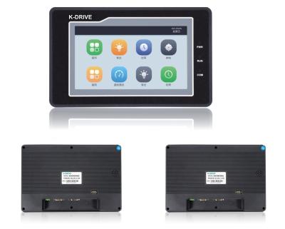 China 7 Inch Industrial HMI Touch Screen Plastic Material Multi Language for sale