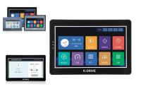 China Black Durable 10 Inch HMI Touchscreen For Electrical Equipment for sale