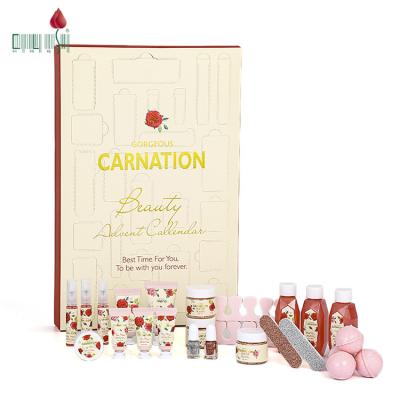 China Luxury Bath Body Care Gift Set 15 Piece Spa Kit Body Wash Lip Balm Hand Cream for sale
