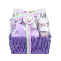 China Natural Purple Beauty Bath Spa Gift Set - 7-Piece Cleansing & Moisturizing Collection for Body Care for sale