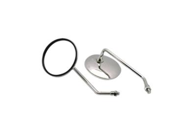 China Drive System Rearview Mirror R002 - Chrome Plated Motorcycle Mirrors with M8/M10 Thread Options for sale