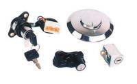 China Motorcycle Lock Set CB125T Aluminium Alloy 50000 Cycles Durable Electrical Components for sale