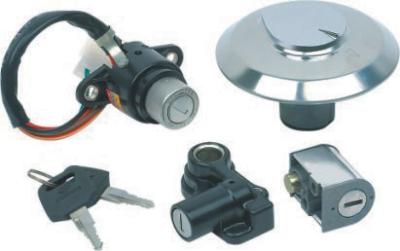 China Motorcycle Electrical Components Lock Set CBT125 50000 Cycles Durable Key for sale