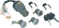 China Motorcycle Lock Set CH250 Q235 Armor Plate Zinc Alloy 50000 Cycle Life for sale