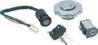 China Motorcycle Electrical Components Lock Set JD100 50000 Cycles Zinc Alloy for sale