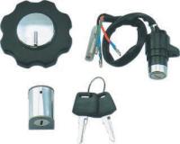 China Q235 Motorcycle Lock Set LF90 with 50000 Cycle Durability and Low Key Resemble Rate for sale