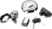 China Motorcycle Electrical Components Lock Set QJ150 50000 Cycles Durable Zinc Alloy for sale